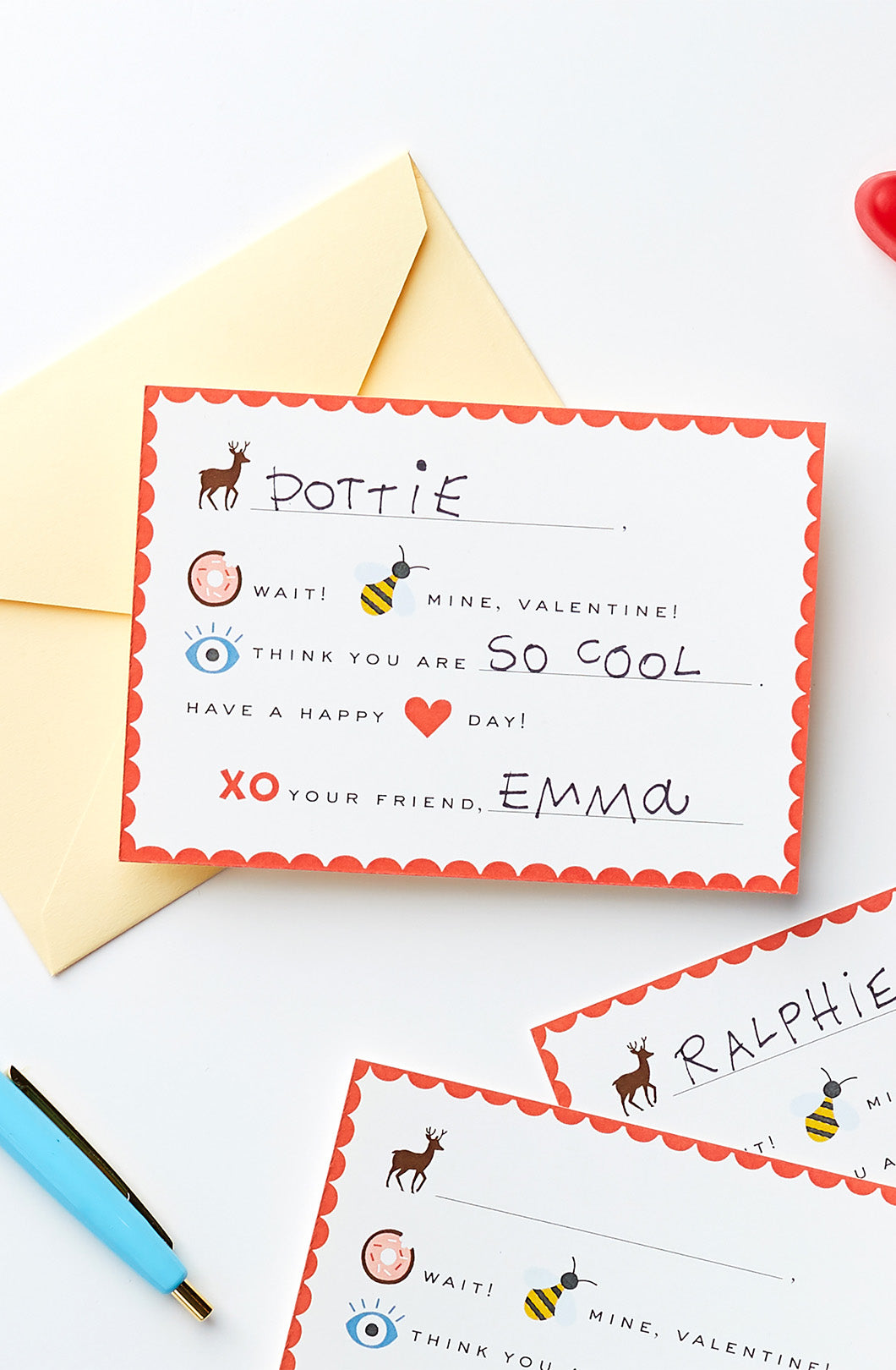 Rebus Fill-In Valentines – Cheree Berry Paper & Design