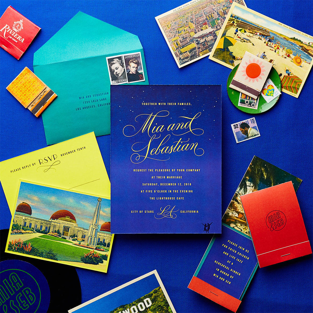 Famous Couples’ Wedding Invitation Challenge: La La Land’s Mia and Seb ...