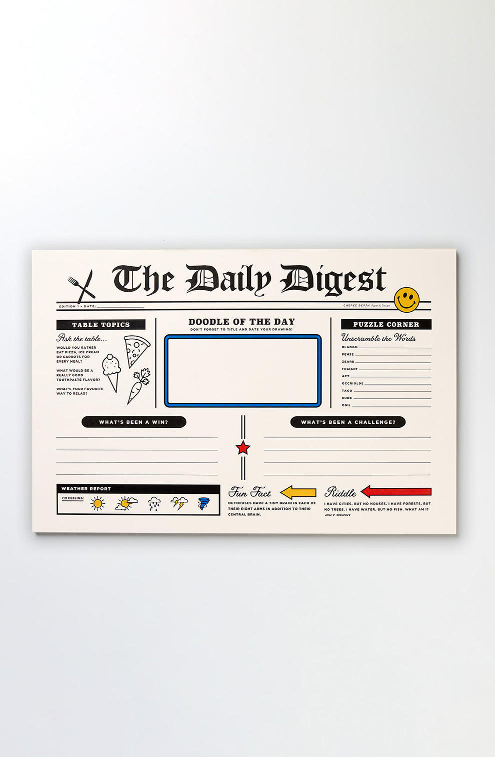 The Daily Digest – Cheree Berry Paper & Design