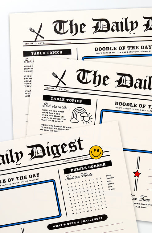 The Daily Digest – Cheree Berry Paper & Design